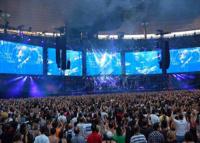 China Outdoor Fixed LED Display , Led Backdrop Screen Big View Angle for sale