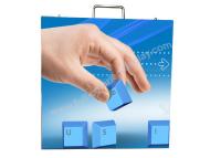 China P2 / P2.5 / P5 Indoor Rental LED Display High Precision Die Casting Cabinet for sale