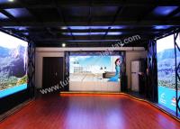 China Convenient Led Stage Curtain , Tri Color Led Display Rental 40000dots/Sq.M for sale