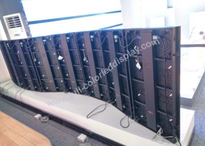 China P3.91 Flexible Indoor Rental Arc Led Display , Round Led Screen Various Size for sale
