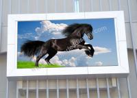 China Wall Mounted Energy Saving Led Display P12 For Public Space Aluminum Cabinet for sale