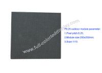 China High Resolution Full Color LED Display Module Energy Saving 250 X250 Mm for sale