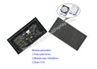 China Single Color Led Module P6 , Full Color Led Module Outdoor IP43 for sale