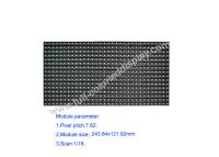 China Ultra Thin Easy Moving P10 Led Display Module Various Size IP31 for sale