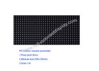 China High Brightness P10 Rgb Led Display Module Easy Installation 256mmX128 Mm for sale