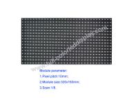China Customized Size Module Led Full Color Quick Disconnection 320mm * 160mm for sale