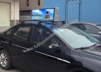 China Movable LED Taxi Sign / Vehicle Led Signs Ultra Thin Various Color for sale