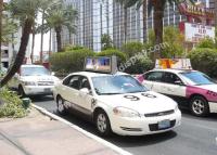 China Waterproof Taxi Top Led Sign , Taxi Roof LED Display 2 Years Warranty for sale