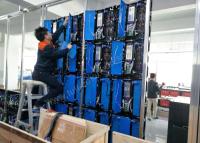 China 256 x128 4Mm LED Stage Display , full color led module H 140 ° , V 140 ° angle for sale
