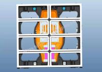 China High Brightness P5 Full Color Led Display Board With Meanwell Power Synchronous System for sale