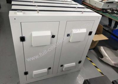 China P8 iron cabinet Outdoor Fixed LED Display , full hd led full color screen white color for sale