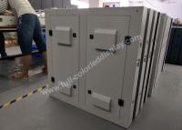 China P8 iron cabinet Outdoor Fixed LED Display , full hd led full color screen white color for sale