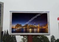 China P8 iron cabinet Outdoor Fixed LED Display , full hd led full color screen white color for sale