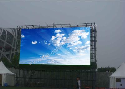 China P8 P10 P16 Outdoor Rental Led Video Screen Display With 640x640mm Cabinet for sale
