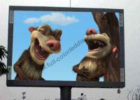 China Super Slim Waterproof Outdoor Fixed Led Display Screen With Customized Iron Cabinets for sale