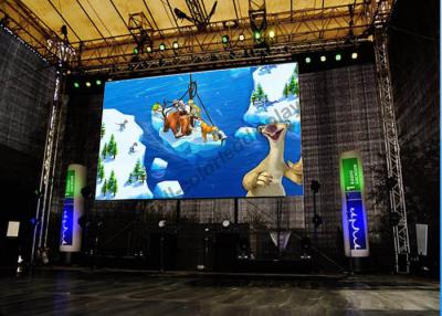China SMD2121 Full Color Indoor LED Screen Rental with 576x576 mm die casting cabinet for sale