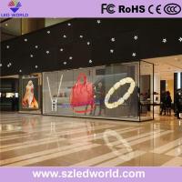 China 500x250mm Module Size Transparent LED Video Wall 1/16Scan Scan Mode 712 Sqm Pixel Density for sale