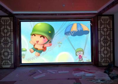 China Lightweight 64 X 32 dots Indoor Fixed LED Display wall P4 with S - VIDEO HDMI DVI input for sale