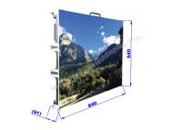 China Customized Design P8 Indoor LED Video Wall Rental With Wide Viewing Angle for sale