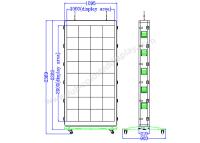 China P3.91 Outdoor P2.976 Indoor LED Advertising Player With Double Sides , Floor Standing for sale