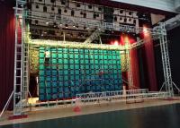 China Tri - Color P4 Indoor Fixed Led Display Panel Video Wall With Seetronic Plug for sale