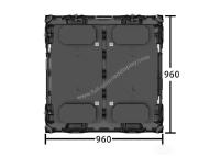 China 50/60Hz P10 Outdoor High Brightness Led Display 960*960mm Nation Star Diecast for sale
