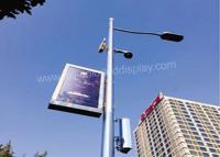 China WIFI Control Outdoor Led Video Wall , High Brightness Led Display Optraffic Light Pole for sale