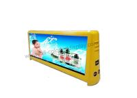 China High Definition LED Taxi Sign P2.5 Aluminum Advertising Screens Sign 150° View Angle for sale