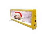 China Aluminum TOP Taxi Alphanumeric Led Display Advertising Sign P10 100000 Hours Life Span for sale