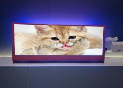 China Aluminum TOP Taxi Alphanumeric Led Display Advertising Sign P10 100000 Hours Life Span for sale