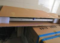 China Media Building Transparent Led Curtain Display P10.4 With Brushed Aluminum Cabinet for sale