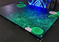 China P6.25 Dance Floor Indoor Rental Led Display Interative High Brightness Radar System for sale