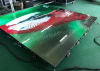 China Video Floor Dance Display Led Screen Stage Backdrop With Radar Interactive System for sale