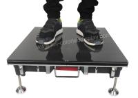 China RGB Video LED floor tile Display screen Acrylic 4500 Nits IP65 For Holiday Party for sale