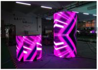 China Flexible Bendable Indoor Fixed LED Display Full Color P4 1/16 Scan Fixed Installation for sale