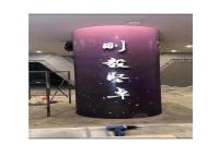China Soft Rubber Cylinder P3 Flexible Led Matrix Display 1R1G1B High Refresh Rate for sale