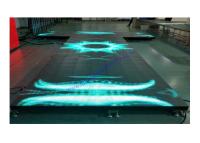 China 19.2W 4500nits Portable LED Dance Floor 3D Mirror SD Control For Wedding for sale