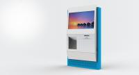 China OEM 10.4 inches LED Wall Mounted Machine , Self Service Terminal J1900 CPU for sale