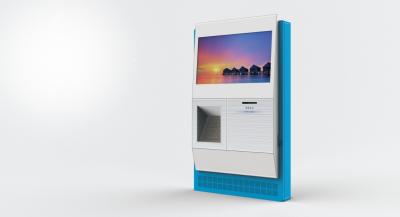 China OEM 10.4 inches LED Wall Mounted Machine , Self Service Terminal J1900 CPU for sale