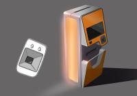 China Cyberpunk Ordering Free Standing OEM Machines , i3 CPU Kiosk With Barcode Scanner terminal. for sale