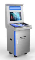 China Intel Core I3 CPU Free Standing Machines , 665mm*500mm*1680mm.  OEM &ODM Cashless Digital Payment Terminal. for sale