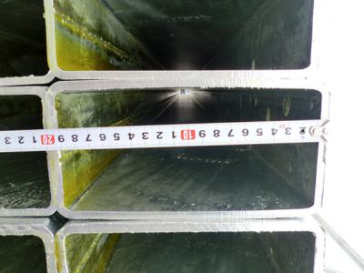 China Q355 Low Alloy Galvanized Steel Square Pipes for Contructural Projects for sale