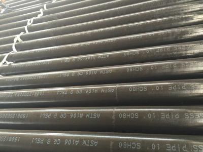 China ASTM A106 GR.B Black-painted Carbon Seamless Steel Pipe for sale