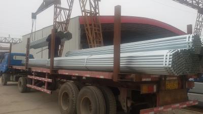 China ASTM A53 welded scaffolding tubes with hot dipped galvanizing for sale