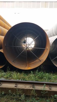 China EN10219 S275 spiral steel pipes for fluids transportation for sale