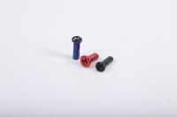China Polished Standard Flat Head Round Colorful Motorcycle Nipples for sale