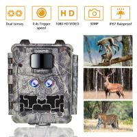 China DC12V Dual Lens 1080P Wildlife Trail Camera with 13MP Day & 3MP Night Vision, 940NM No-Glow IR for sale
