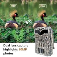 China Keepguard KW698A 4K Dual Lens Trail Camera 32MP No Glow Night Vision IP66 Hunting Game Camera for sale