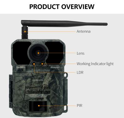 China 32MP 4G Cellular Trail Camera 0.2s Trigger Time IP66 Waterproof for Wildlife Monitoring for sale
