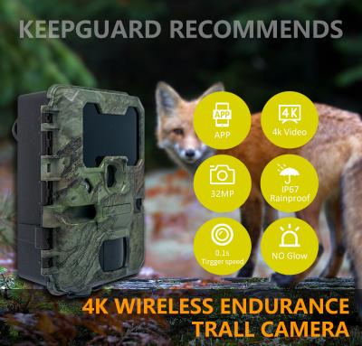 China 32MP 4K WiFi Hunting Trail Camera IP66 Waterproof 512GB SD Card Support OEM ODM for sale